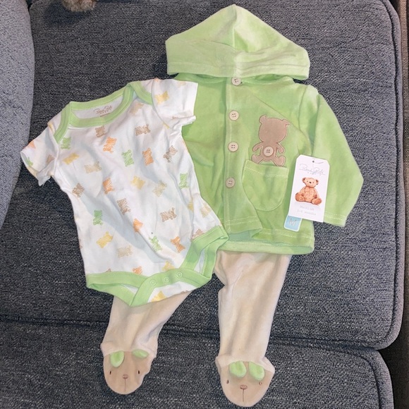 Rene Rofe | Matching Sets | 32 Rene Rofe Teddy Bear Velour 3 Piece Set | Poshmark